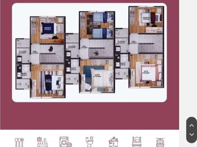 Casa / Sobrado para Venda em Santa Luzia/MG Liberdade 2 Quartos