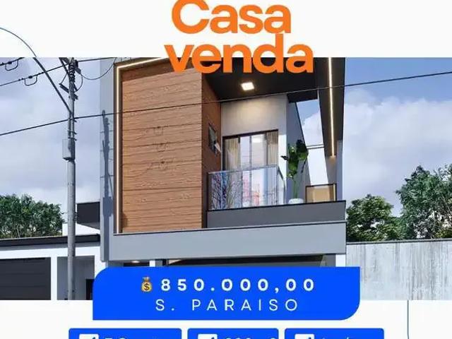 Casa / Sobrado para Venda em Santana do Paraíso/MG Cidade Nova 3 Quartos