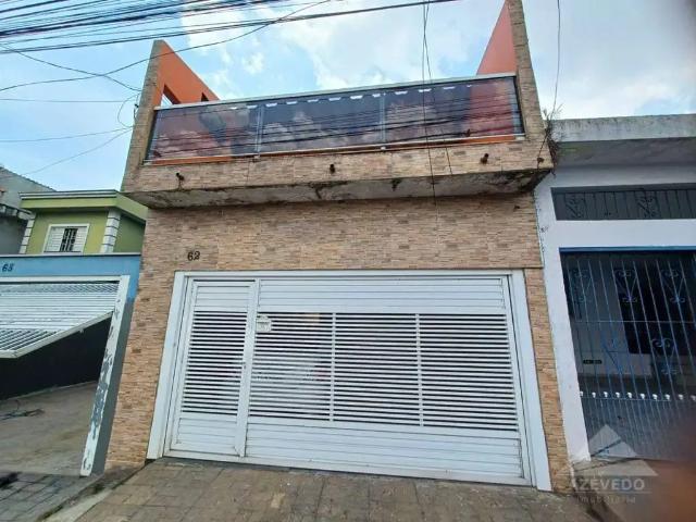 Casa / Sobrado para Venda em Santo André/SP Jardim Carla 3 Quartos