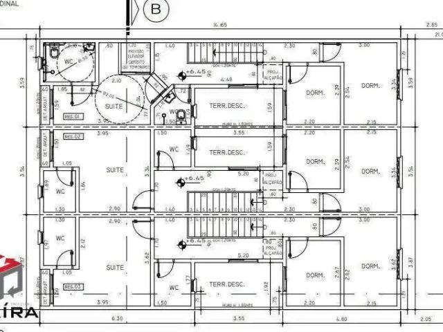 Casa / Sobrado para Venda em Santo André/SP Vila Francisco Matarazzo 3 Quartos