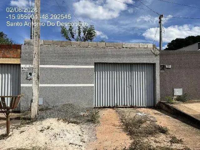 Casa / Sobrado para Venda em Santo Antônio do Descoberto/GO Vila Raio de Luz 2 Quartos