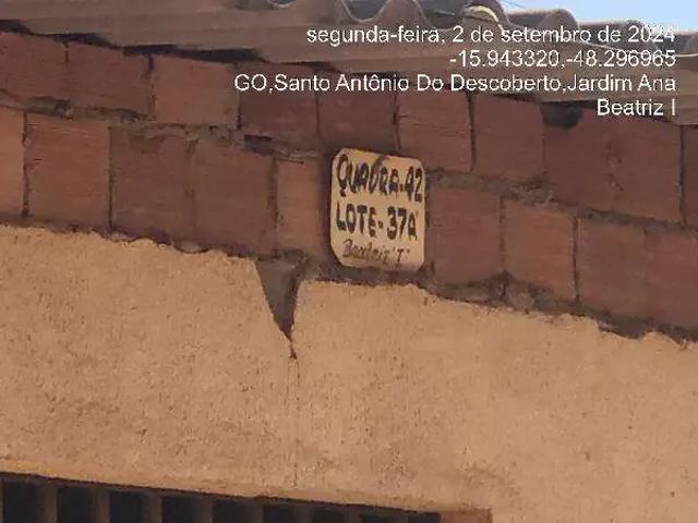 Casa / Sobrado para Venda em Santo Antônio do Descoberto/GO Jardim Ana Beatriz I 2 Quartos