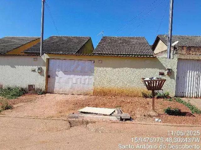 Casa / Sobrado para Venda em Santo Antônio do Descoberto/GO Jardim Ana Beatriz I 2 Quartos