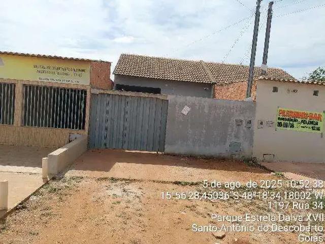 Casa / Sobrado para Venda em Santo Antônio do Descoberto/GO Parque Estrela Dalva XIV 2 Quartos