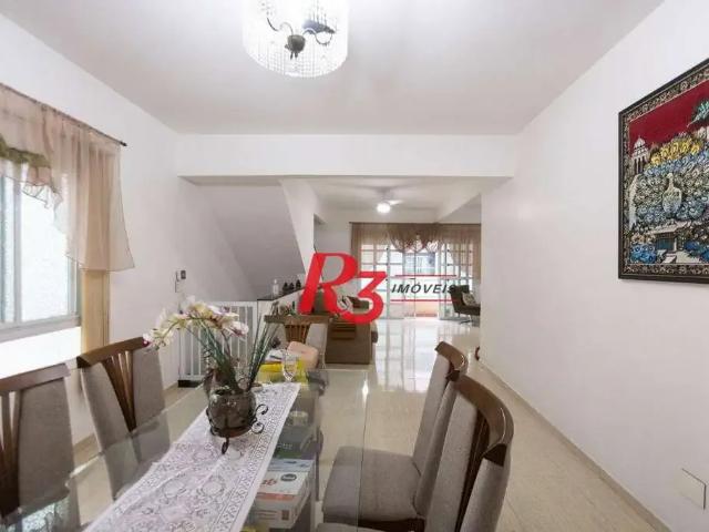 Casa / Sobrado para Venda em Santos/SP Campo Grande 3 Quartos
