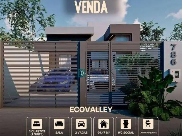 Casa / Sobrado para Venda em Sarandi/PR Ecovalley Ecologic City 3 Quartos
