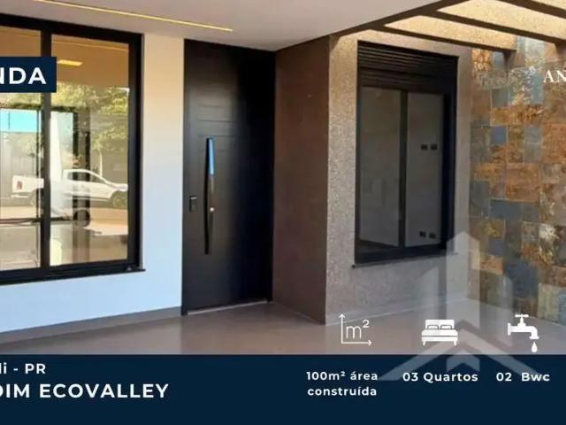 Casa / Sobrado para Venda em Sarandi/PR Ecovalley Ecologic City 2 Quartos
