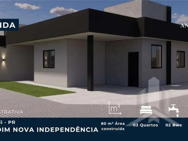Casa / Sobrado para Venda em Sarandi/PR Jardim Nova Independência 2 Quartos