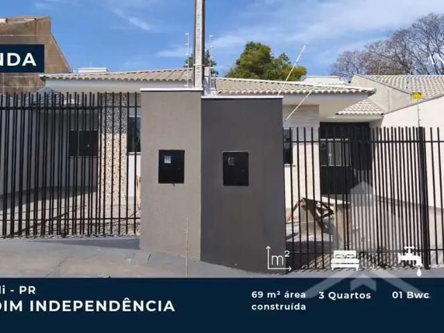 Casa / Sobrado para Venda em Sarandi/PR Jardim Nova Independência 3 Quartos