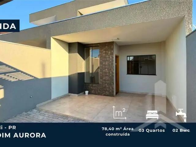 Casa / Sobrado para Venda em Sarandi/PR Jardim Aurora 2 Quartos
