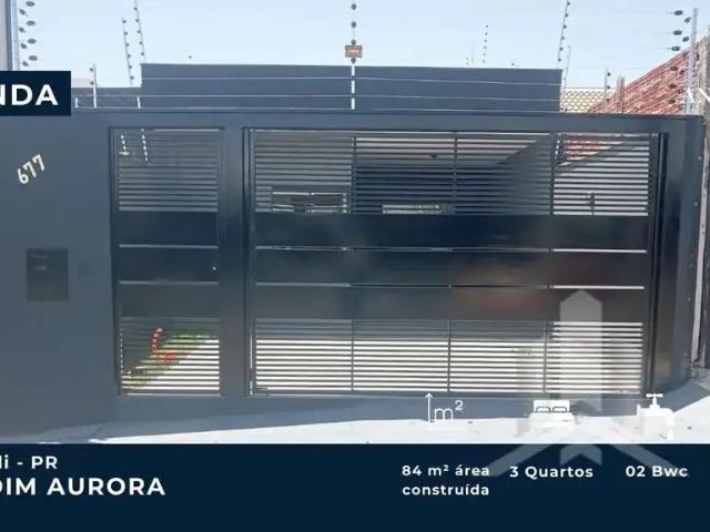 Casa / Sobrado para Venda em Sarandi/PR Jardim Aurora 3 Quartos
