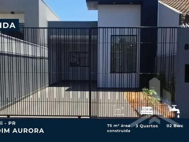Casa / Sobrado para Venda em Sarandi/PR Jardim Aurora 3 Quartos