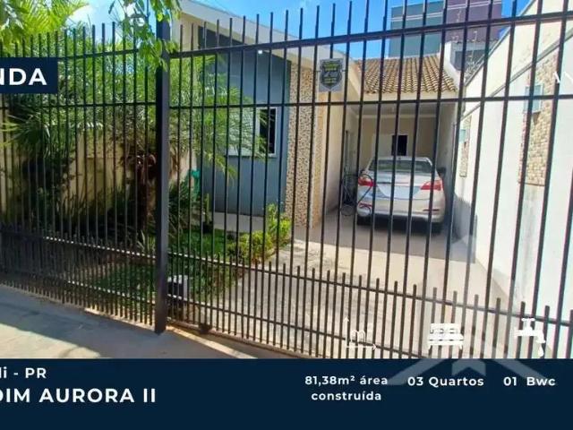 Casa / Sobrado para Venda em Sarandi/PR Jardim Aurora ll 3 Quartos