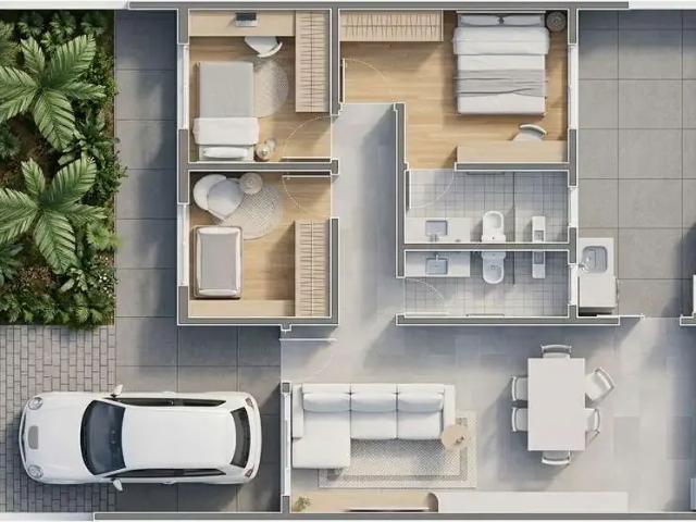 Casa / Sobrado para Venda em Sarandi/PR Jardim Centro Civico 2 Quartos