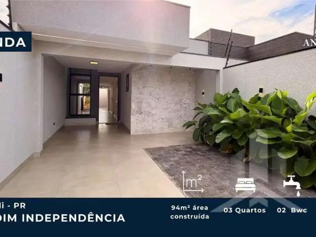 Casa / Sobrado para Venda em Sarandi/PR Jardim Independência 2 Quartos