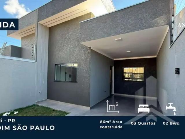 Casa / Sobrado para Venda em Sarandi/PR Jardim São Paulo 2 Quartos