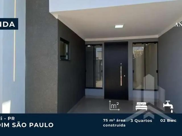 Casa / Sobrado para Venda em Sarandi/PR Jardim São Paulo 3 Quartos