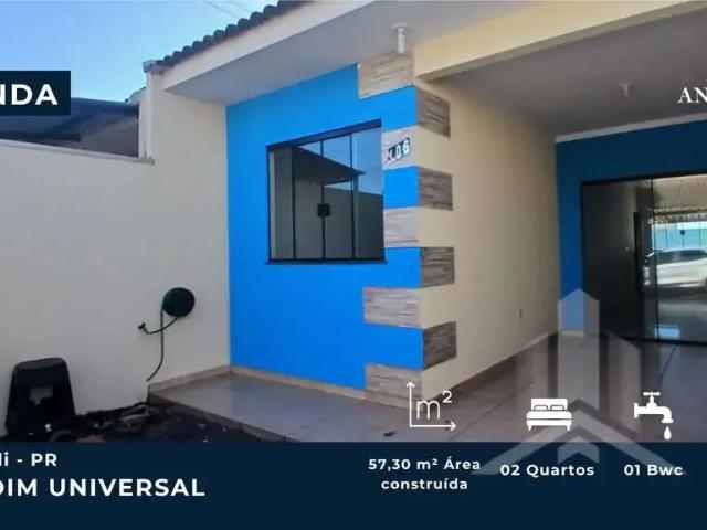 Casa / Sobrado para Venda em Sarandi/PR Jardim Universal 2 Quartos