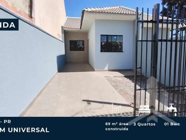 Casa / Sobrado para Venda em Sarandi/PR Jardim Universal 3 Quartos