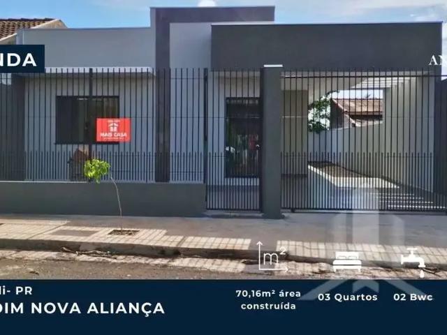 Casa / Sobrado para Venda em Sarandi/PR Parque Residencial Nova Aliança 2 Quartos
