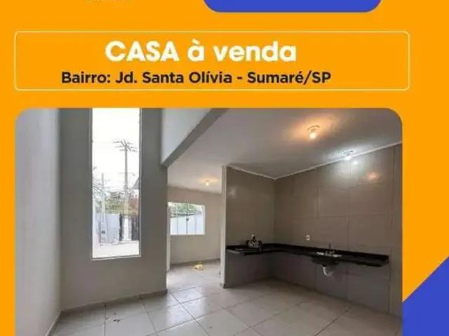 Casa / Sobrado para Venda em Sumaré/SP Jardim Santa Olivia Nova Veneza 2 Quartos