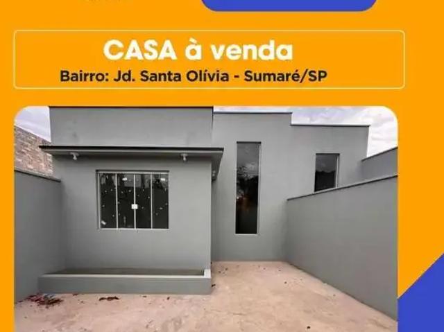 Casa / Sobrado para Venda em Sumaré/SP Jardim Santa Olivia Nova Veneza 2 Quartos
