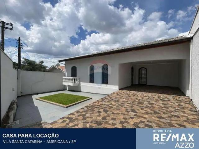 Casa / Sobrado para Locação em Americana/SP Vila Santa Catarina 3 Quartos