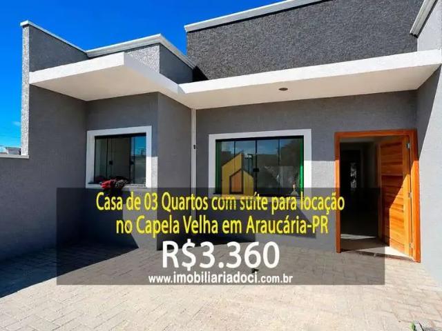 Casa / Sobrado para Locação em Araucária/PR Capela Velha 3 Quartos