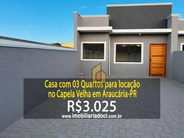 Casa / Sobrado para Locação em Araucária/PR Capela Velha 3 Quartos