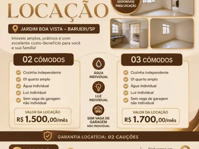 Casa / Sobrado para Locação em Barueri/SP Vila Boa Vista 1 Quartos