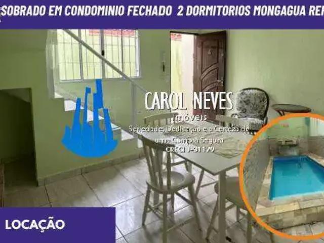 Casa / Sobrado para Locação em Mongaguá/SP Jardim Praia Grande 2 Quartos