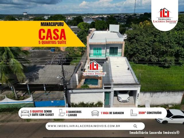 Casa / Sobrado para Locação em Manacapuru/AM São José 5 Quartos