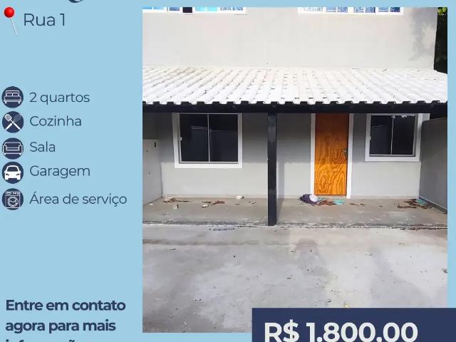 Casa / Sobrado para Locação em Maricá/RJ Jardim Atlântico Oeste Itaipuaçu 2 Quartos