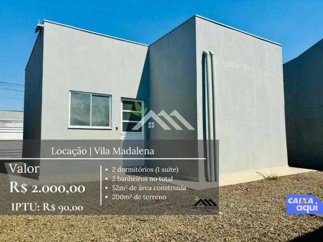 Casa / Sobrado para Locação em São José do Rio Preto/SP Residencial Vila Madalena 2 Quartos