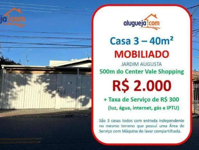 Casa / Sobrado para Locação em São José dos Campos/SP Jardim Augusta 1 Quartos