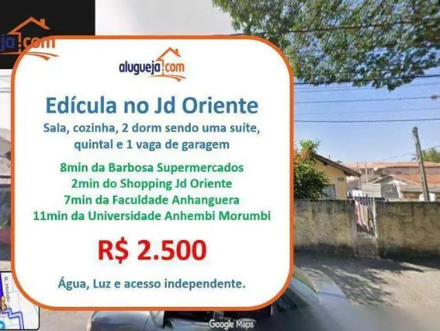 Casa / Sobrado para Locação em São José dos Campos/SP Jardim Oriente 2 Quartos