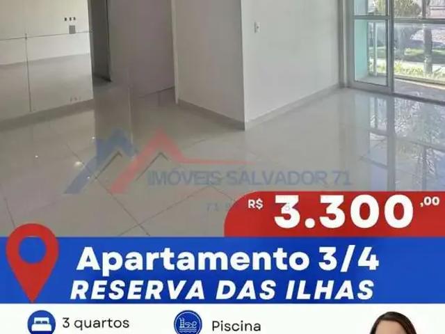 Casa / Sobrado para Locação em Salvador/BA Piatã 3 Quartos