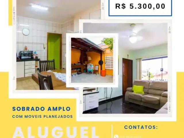 Casa / Sobrado para Locação em Santo André/SP Vila Floresta 3 Quartos