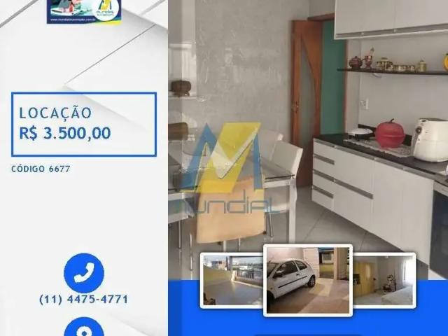 Casa / Sobrado para Locação em Santo André/SP Jardim Stella 3 Quartos