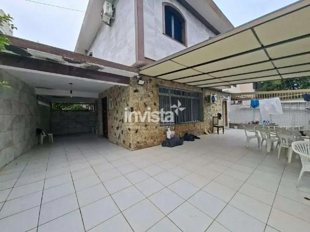 Casa / Sobrado para Locação em Santos/SP Aparecida 3 Quartos