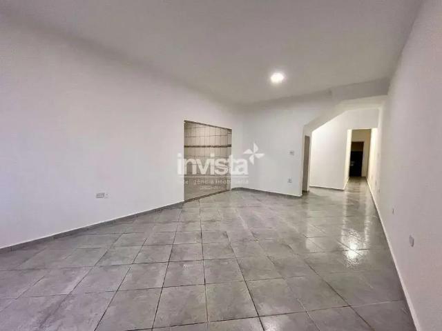 Casa / Sobrado para Locação em Santos/SP Marapé 3 Quartos