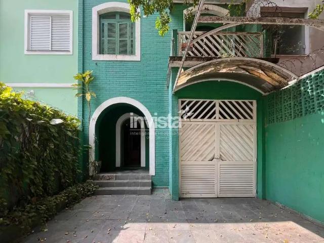 Casa / Sobrado para Locação em Santos/SP Pompéia 3 Quartos