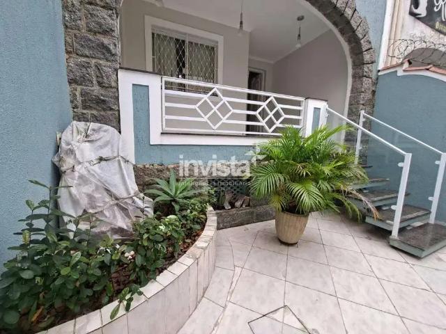 Casa / Sobrado para Locação em Santos/SP Pompéia 3 Quartos