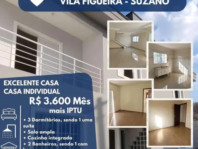 Casa / Sobrado para Locação em Suzano/SP Vila Figueira 3 Quartos