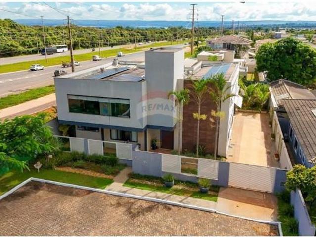 casa Solar de Brasilia, ACEITA PERMUTA, COM HABITE SE 5 quartos moveis planejados churrasqueira Jard
