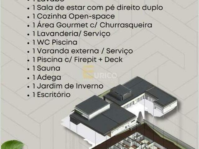 Casa Térrea 4 suites 359m² Condomínio Reserva Santa Monica