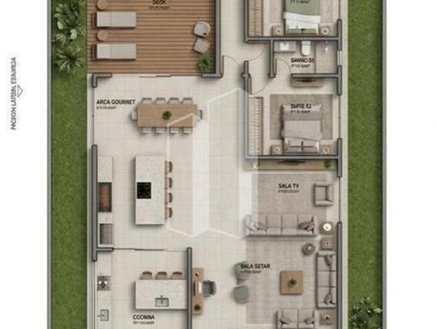 Casa térrea 308 m² com 4 suítes, integração total e lote de 605 m² no Jardins.