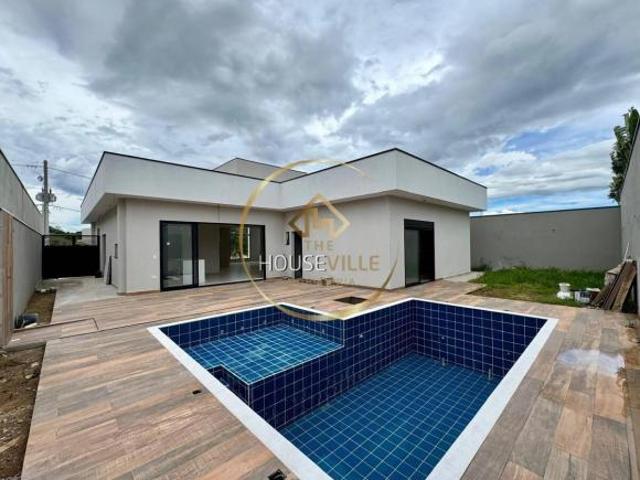 Casa Térrea, 3 dormitórios 1 suíte, 2 vagas, Ecopark Bourbon, Caçapava