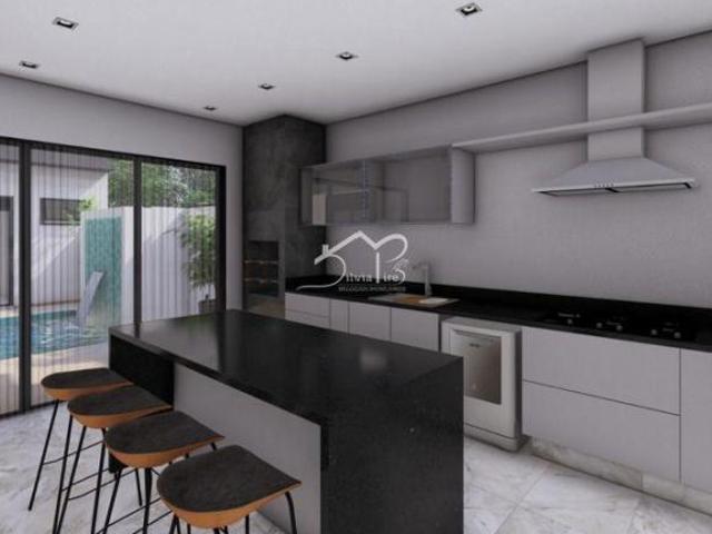 Casa térrea planejada com piscina no Condomínio Gran Reserve Indaiatuba