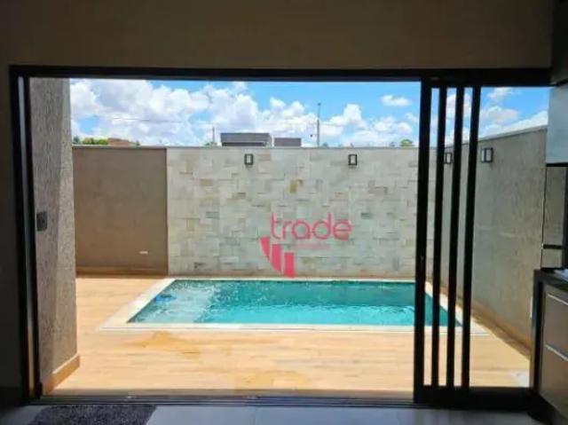 Casa Terrea à Venda em Condomínio Fechado no Bairro Quinta da Mata em Ribeirão Preto Com Piscina Aqu
